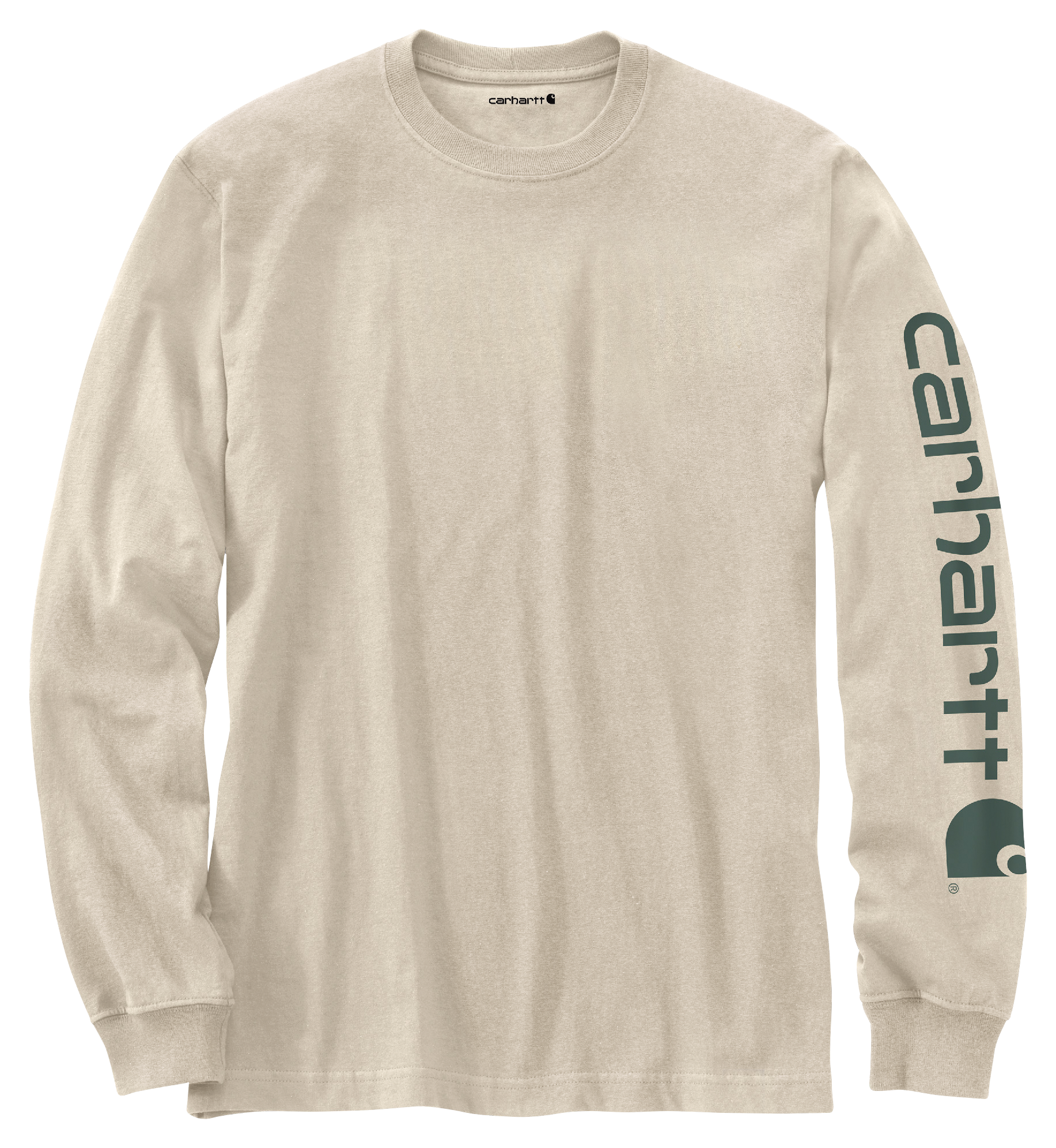 Carhartt Loose-Fit Heavyweight Logo Sleeve Graphic Long-Sleeve T-Shirt ...